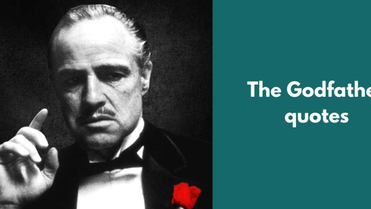 30 famous Godfather quotes people still remember to this day - Legit.ng