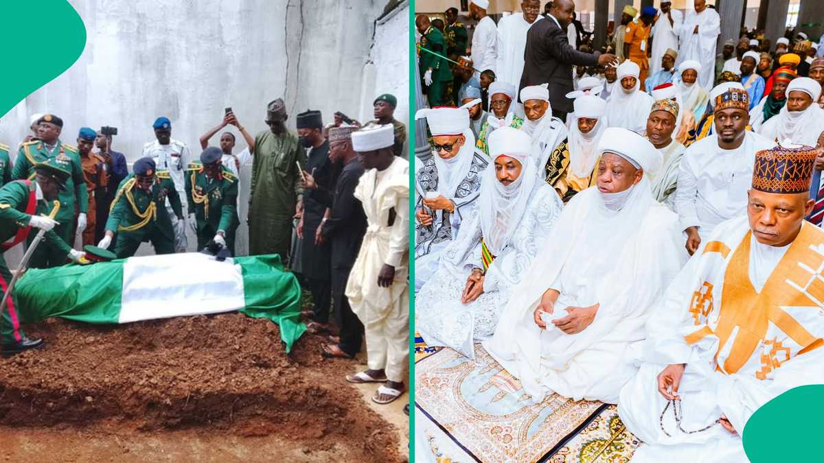 Shettima, Sarkin Musulmi, Sanusi II, Manyan Kasa Sun Halarci Jana'izar ...