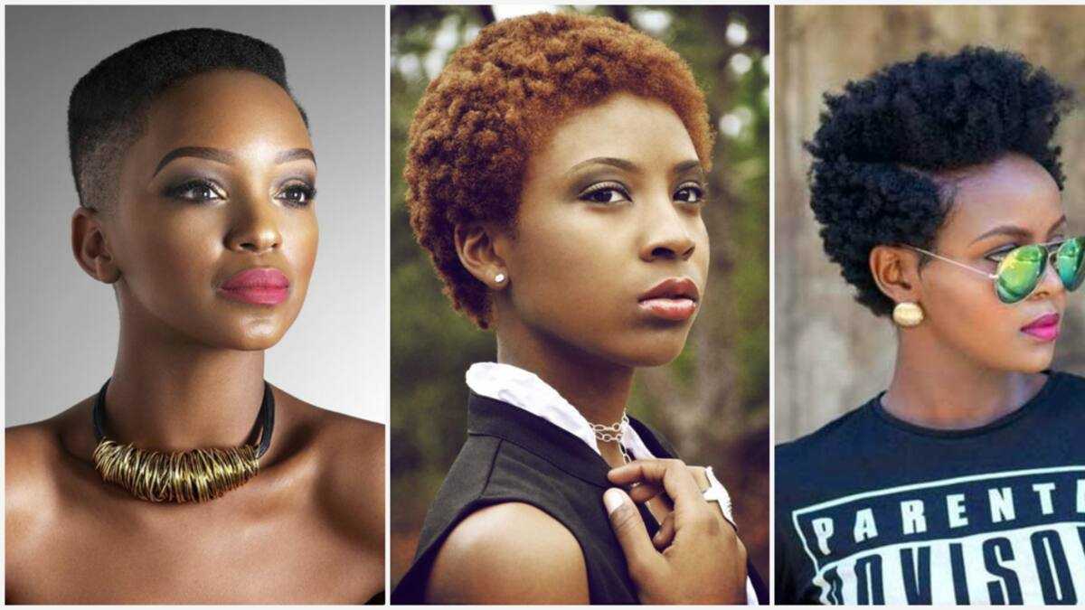 Very short natural hairstyles for real fashionistas - Legit.ng