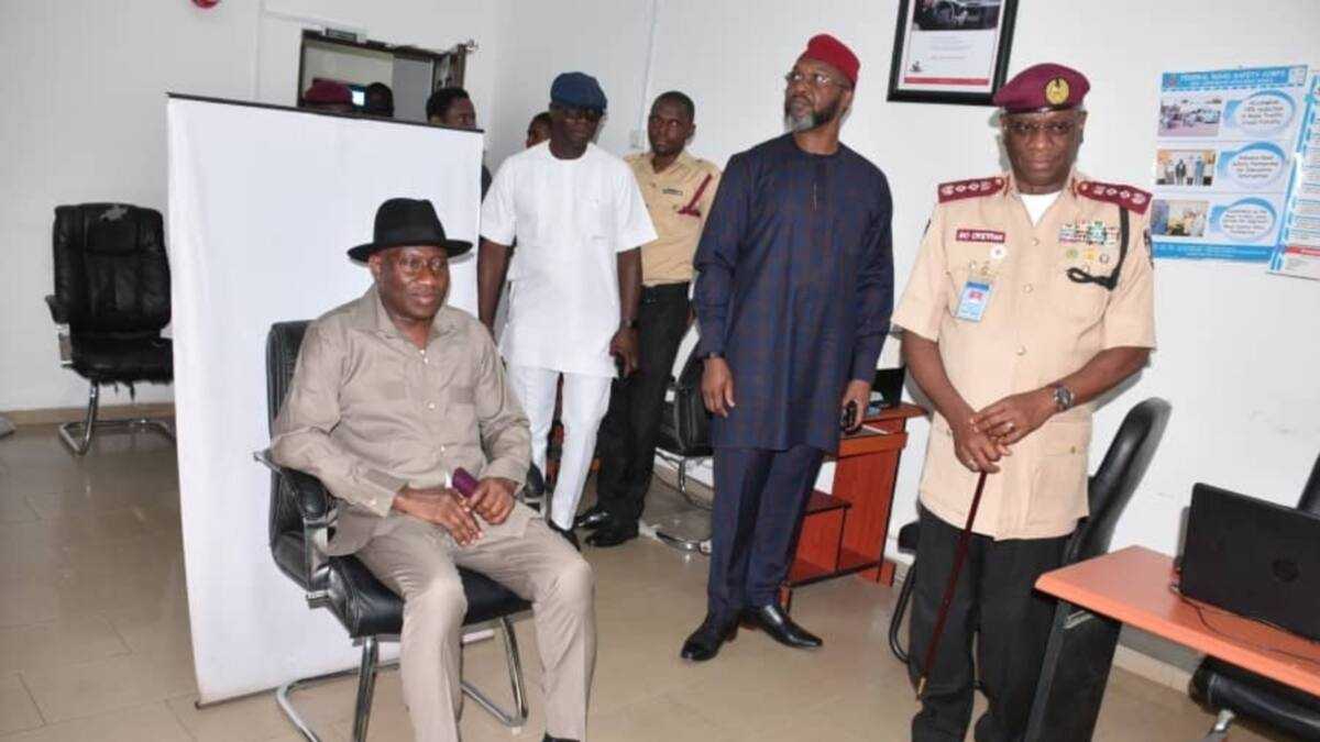 Photos Emerge as Ex-President Goodluck Jonathan is Licensed to Drive ...
