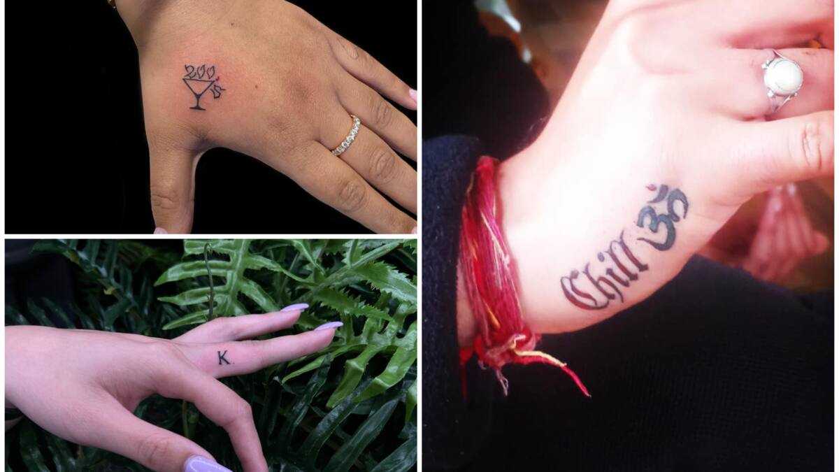 75+ small women's unique hand tattoos to enhance your look - Legit.ng