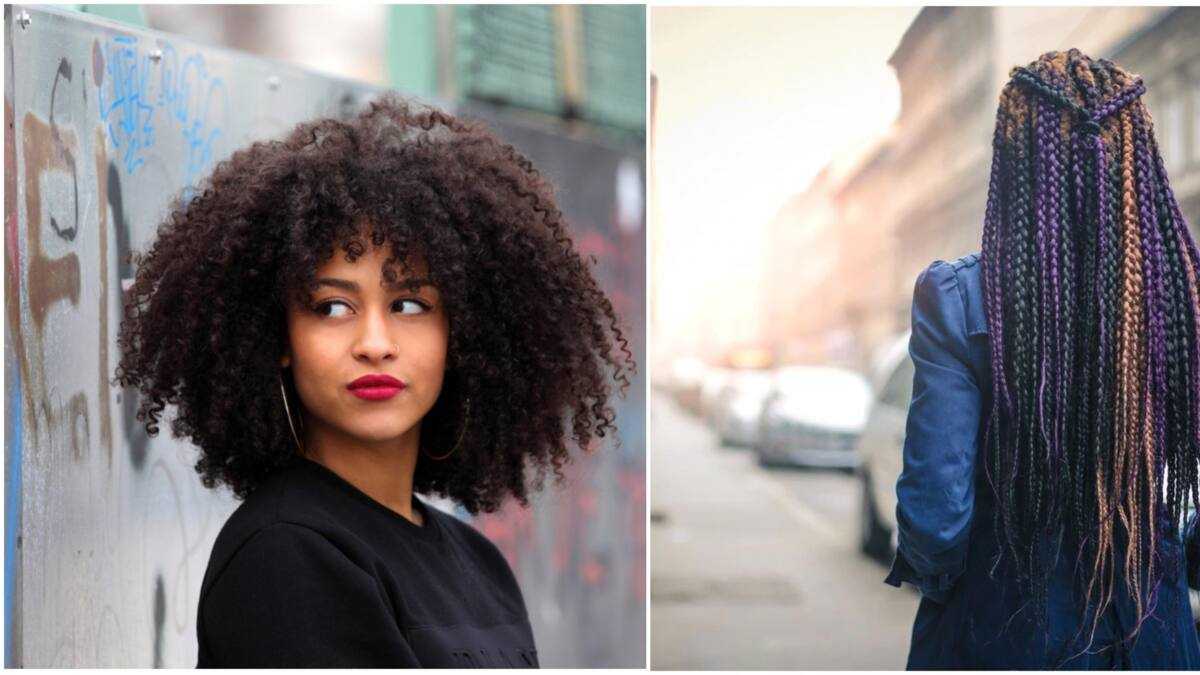 Nigerian natural hair weaving styles - Legit.ng