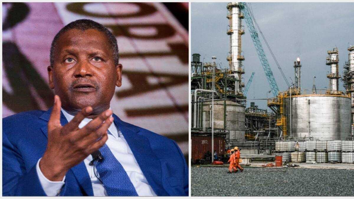 Dangote Group Reacts to Report Its Refinery Is Set To Begin Operation on January 2023 - Legit.ng