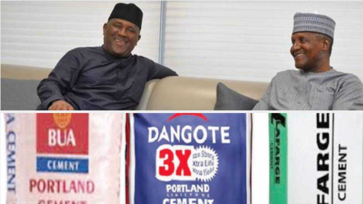 Price of Cement to Drop As Dangote, BUA, Lafarge Agree To Sell At Discount Presidency Reveals ...