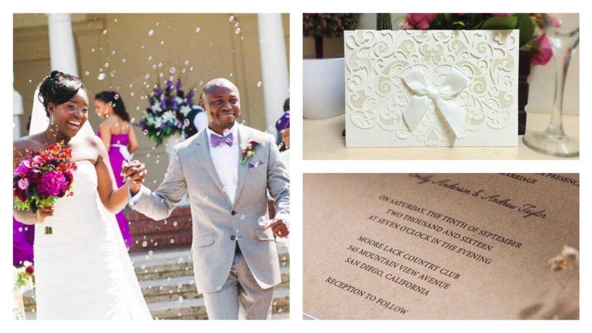 Nigerian wedding invitation cards - DIY ideas - Legit.ng