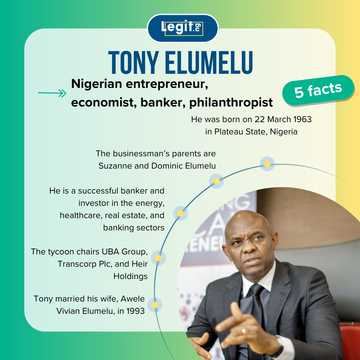 What is Tony Elumelu's net worth and how did he get so rich? - Legit.ng