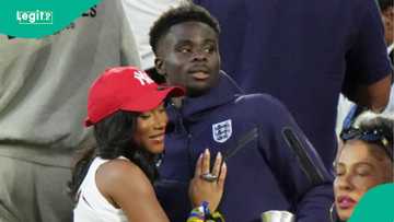 Arsenal Star Bukayo Saka Proposes to Long-Term Nigerian Girlfriend ...