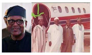 "Humble Beginning:" Rare Picture of Dangote as a Young Man With Dantata ...