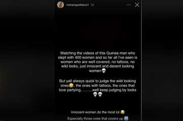 Roman Goddess Shares Observation About Women in Baltasar Engonga’s ...
