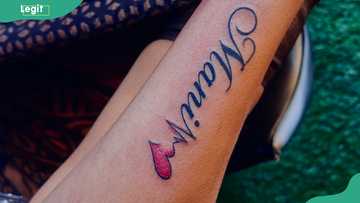 40 creative name tattoo ideas to carry your loved ones with you - Legit.ng