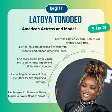 LaToya Tonodeo's biography: Age, partner, parents, ethnic background ...
