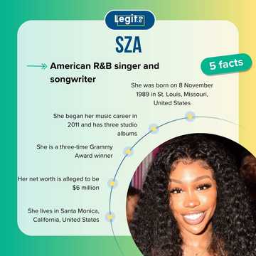 SZA's net worth (2025), age, real name, how did she get famous? - Legit.ng
