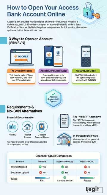 How to open Access Bank account online with BVN in a few easy steps ...