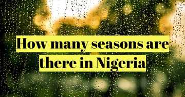 How many seasons are there in Nigeria and how are they characterized ...