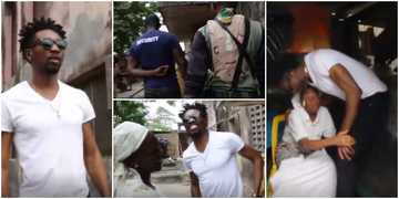 BBN’s Boma Visits Childhood Home in Yaba With Bodyguards As He ...