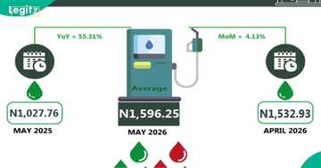 Petrol Price Climbs 55.31% To N1,596/Litre In May 2026 - Legit.ng