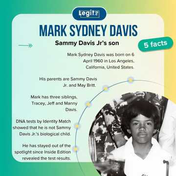 Mark Sydney Davis' biography: Meet Sammy Davis Jr.'s son - Legit.ng
