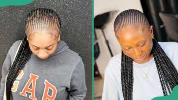 25 straight-back cornrows ideas and how to style them - Legit.ng