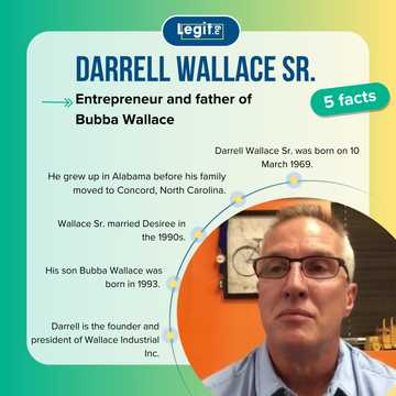 Who is Darrell Wallace Sr.? Meet Bubba Wallace's father - Legit.ng