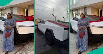 Lady Buys Tesla Cybertruck, Declares She is 1st Nigerian Woman To Own ...