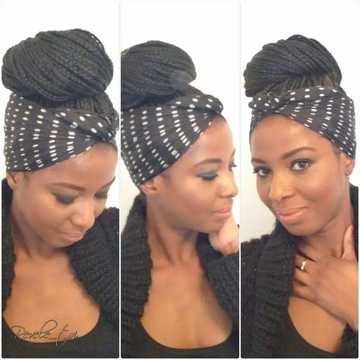 How to pack braids in different hairstyles? - Legit.ng