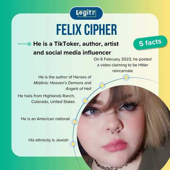 Who is Felix Cipher? The "Hitler" TikToker mystery unravelled - Legit.ng