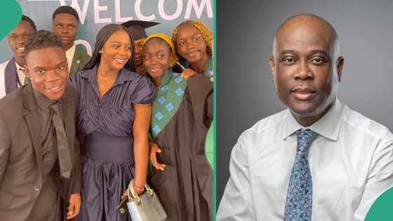 Wigwe University Students Take Photos With HerBert Wigwe's Daughter ...