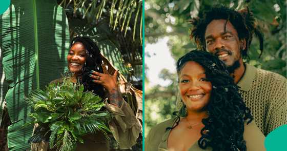 Bride Shares Why She Wore Green Wedding Gown and Exchanged Vows Under ...