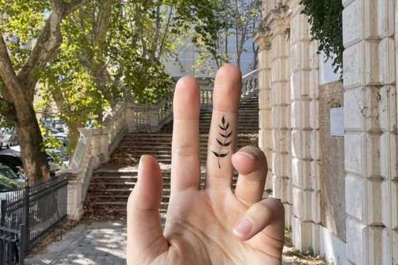 80 fascinating finger tattoo ideas for men and women to try - Legit.ng