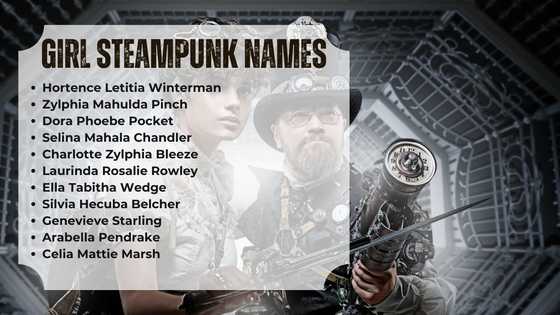 300+ creative steampunk names for edgy characters and worldbuilding ...