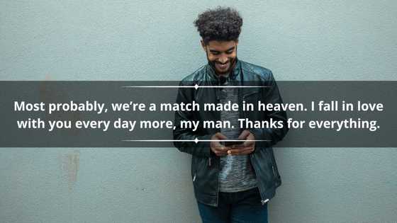 170+ deep love messages for him that will make him feel special - Legit.ng