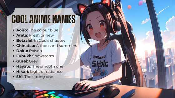 250+ cool anime names for boys and girls and their meanings - Legit.ng