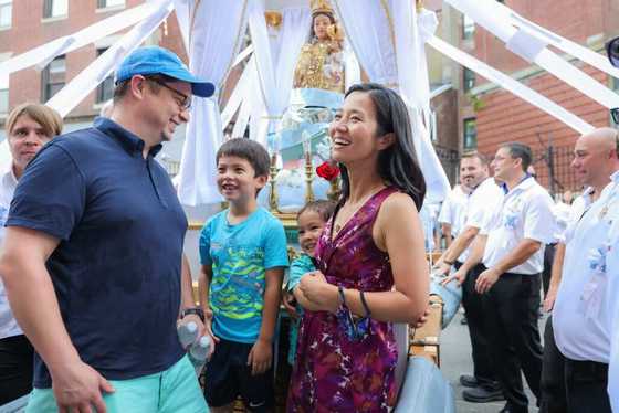 Who is Conor Pewarski? Get to know mayor Michelle Wu's husband - Legit.ng