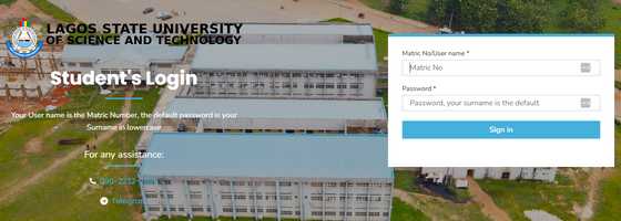 LASUSTECH portal: Login, registration, admission (2026) - Legit.ng