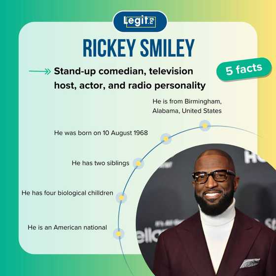 Rickey Smiley's wife, age, net worth, movies and TV shows - Legit.ng