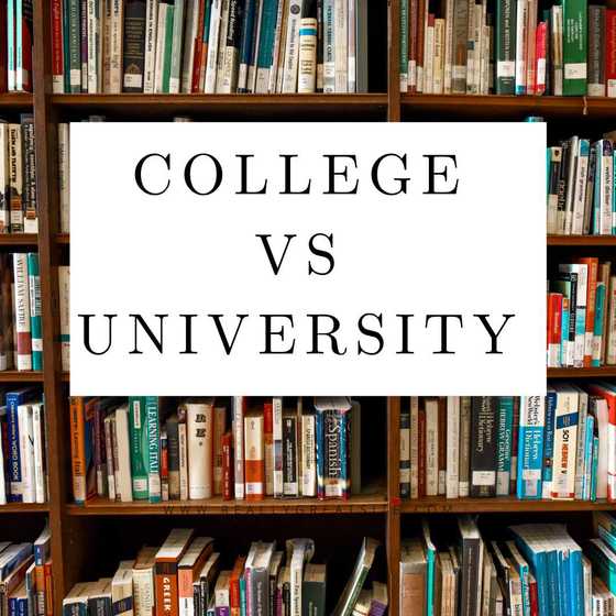 College vs university: what is the difference and which one to use ...