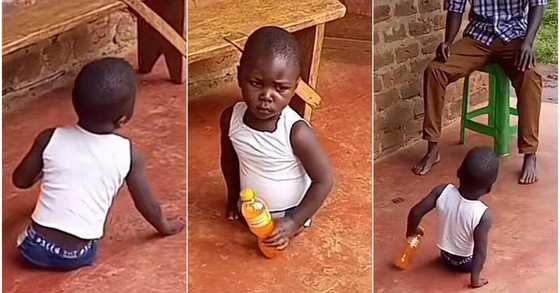 "Was He Abandoned?" Little Boy without Legs Moves His Body on the Floor ...
