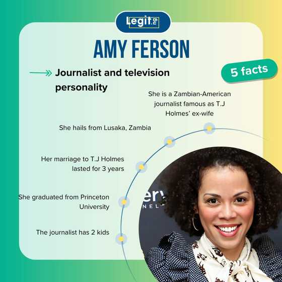 Who is Amy Ferson? Get to know T.J. Holmes' ex-wife - Legit.ng