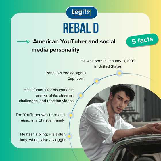 Rebal D’s biography: Exploring the YouTuber's ethnicity, net worth and ...