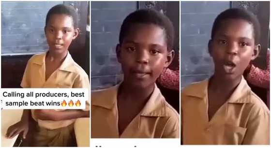 "He Sounds Like Akon": Young Boy in School Uniform Sings Melodiously in ...