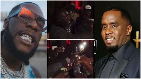 American Rapper P Diddy Celebrates Burna Boy in Video, Officially ...