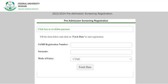 Federal University Wukari admission portal: how to log in, apply, check ...