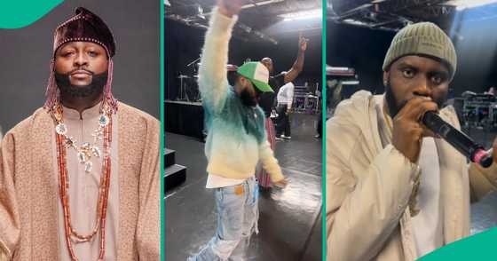 Davido Whines Waist As His Team, Odumodu Blvck Sing to Celebrate His ...