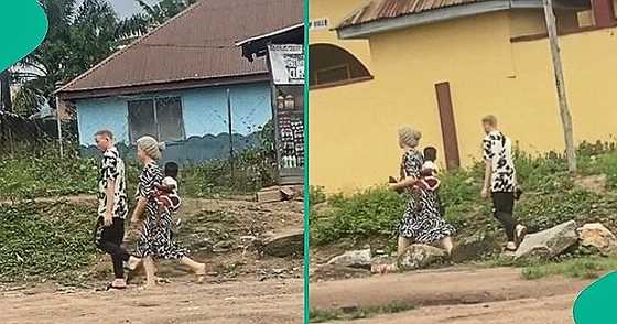 Albino Couple Go Viral after They Were Spotted Walking on Road with ...