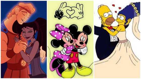 30 most iconic cartoon couples of all time from movies and shows - Legit.ng
