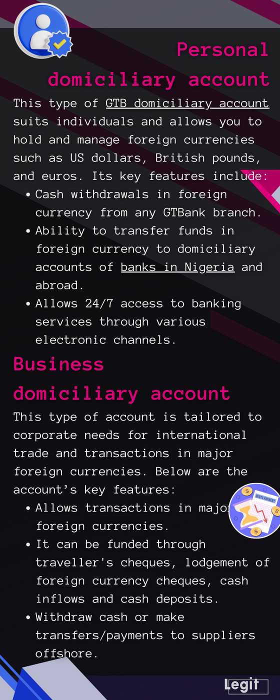 GTB domiciliary account: Everything you need to know about opening one ...