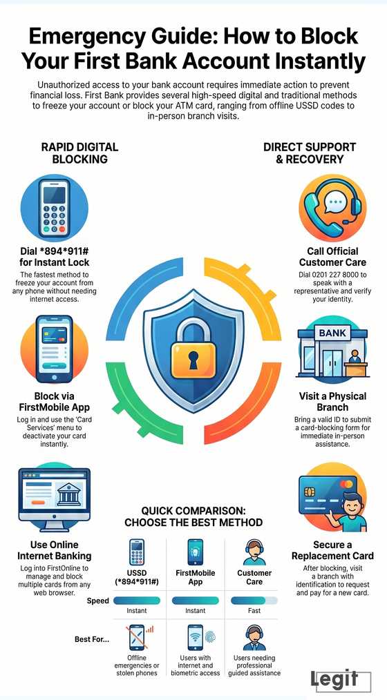 How to block First Bank account to stop unauthorised access - Legit.ng
