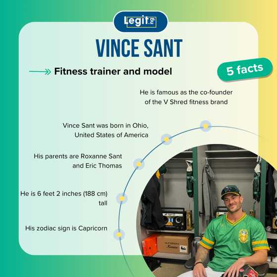 Who is Vince Sant? From personal trainer to fitness icon - Legit.ng
