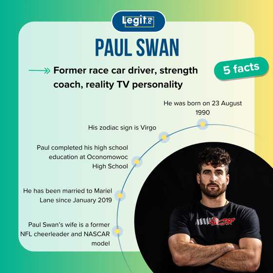Paul Swan's bio: age, wife, baby, salary, net worth, NASCAR - Legit.ng