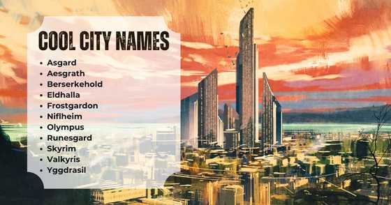 180+ cool city names for real and fictional cities, from ancient to ...